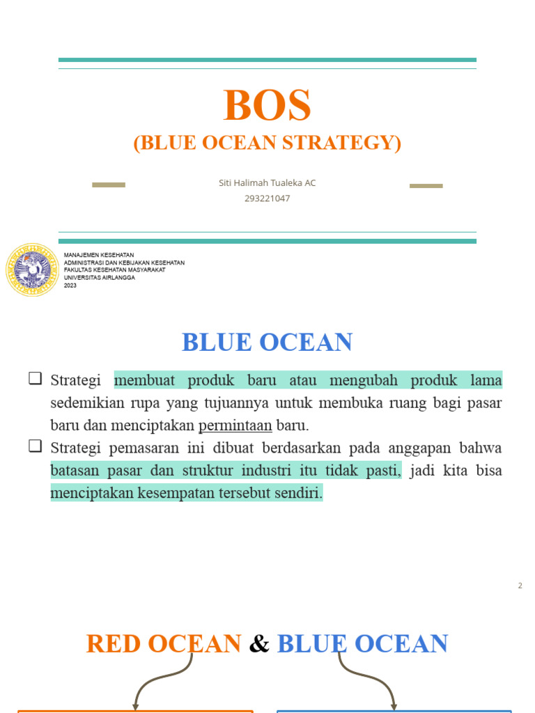 BOS (Blue Ocean Strategy) | PDF