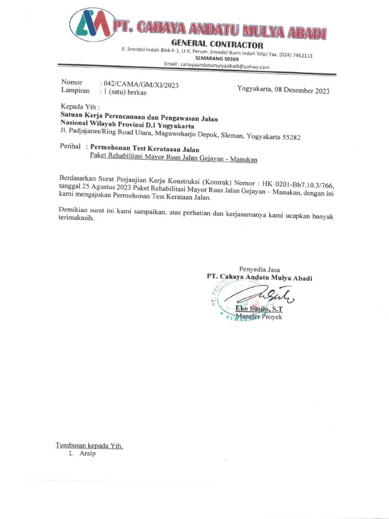 Tes Iri Gejayan | PDF