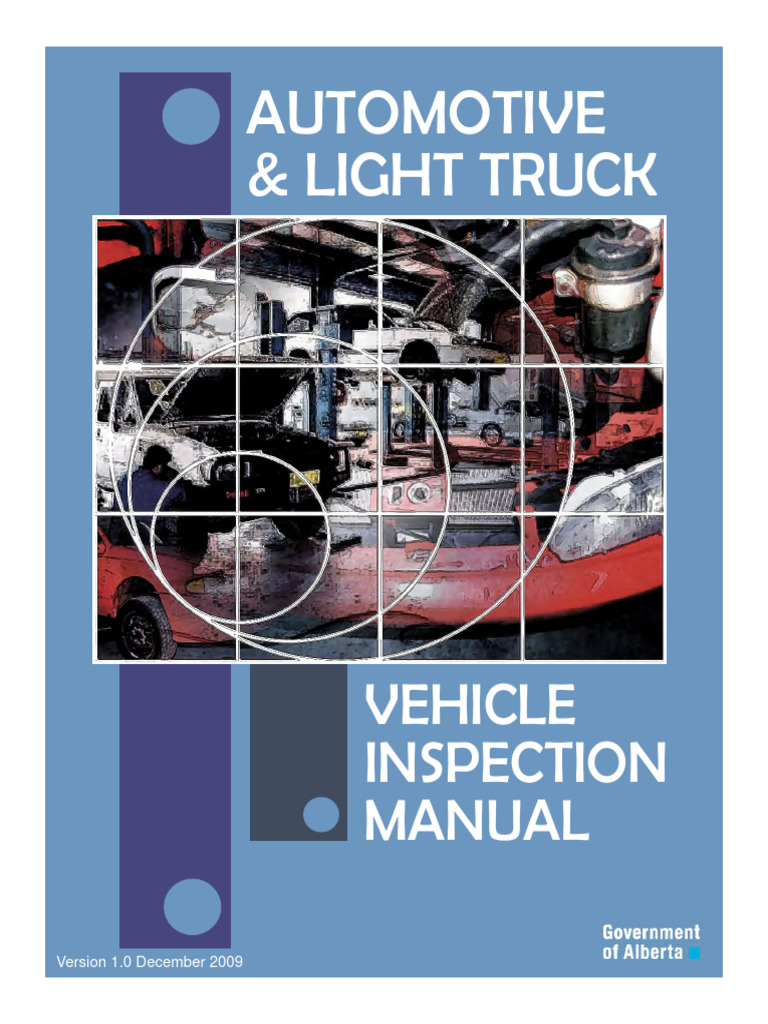 Oop Inspection Manual Light Vehicle Pdf License Tire