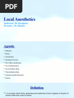 Local Anesthetics | PDF | Anesthesia