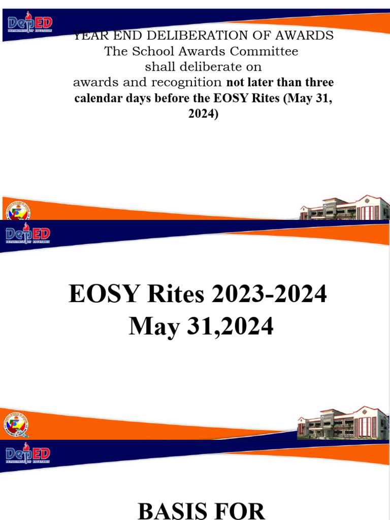 For Eosy Rites 2024 | PDF