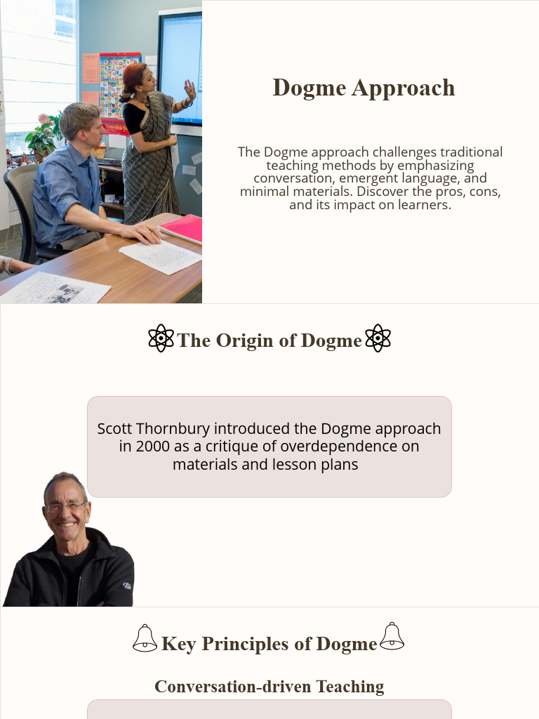 Dogme Approach | PDF