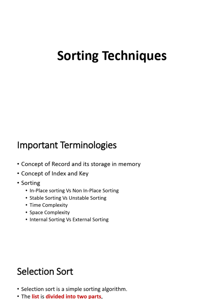 Bubble and Selection Sort | PDF | Applied Mathematics | Theoretical Computer Science