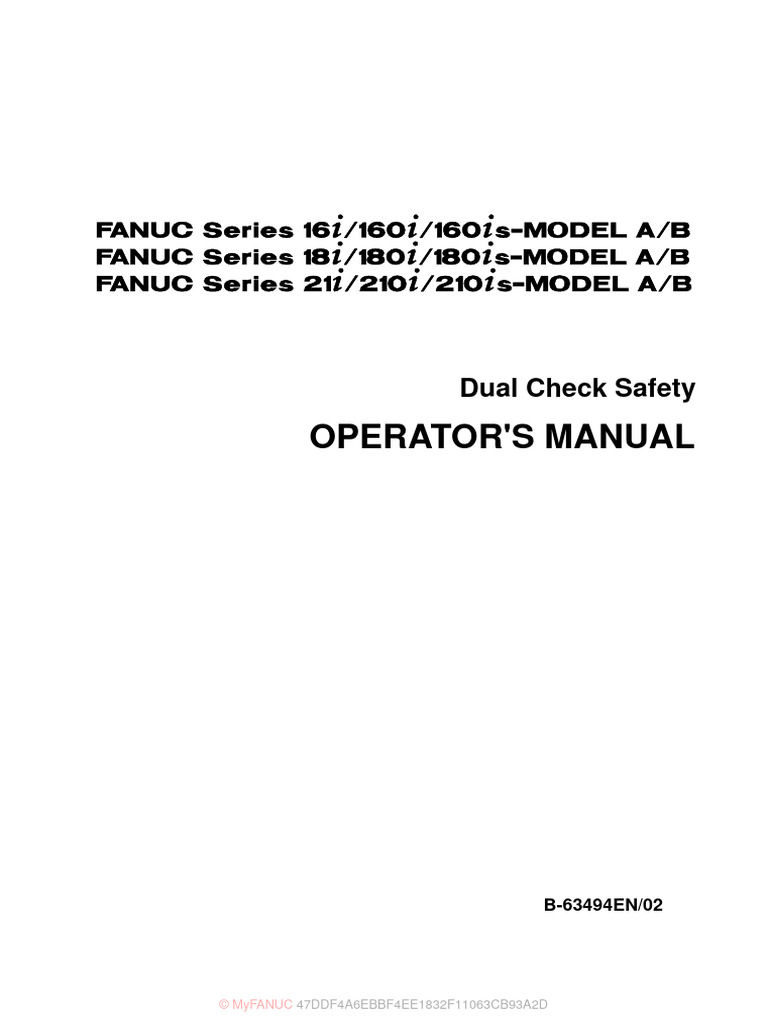Operator'S Manual: Dual Check Safety | PDF | Technology & Engineering