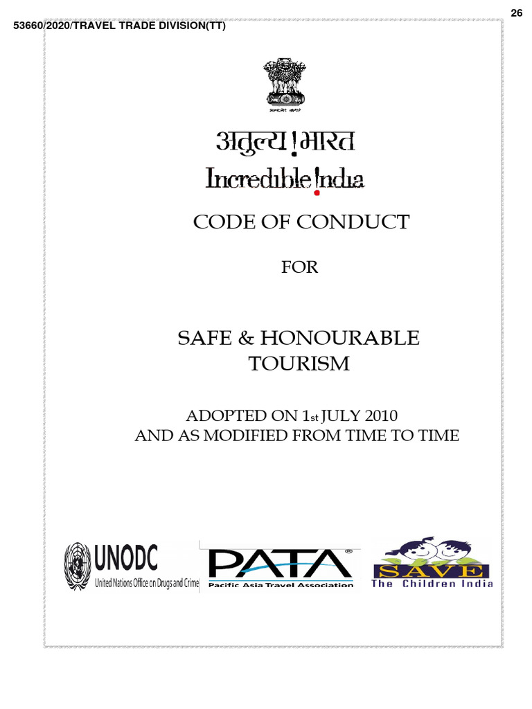 Safe and Honble Tourism Guidelines | PDF | Prostitution | Human Trafficking