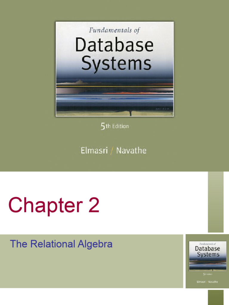 Chapter 2 | PDF | Relational Model | Relational Database