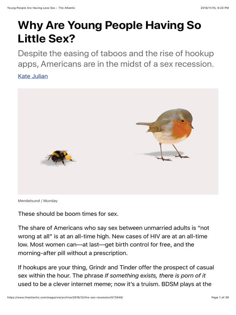 Young People Are Having Less Sex The Atlantic Download Free Pdf Adolescence Casual Sex