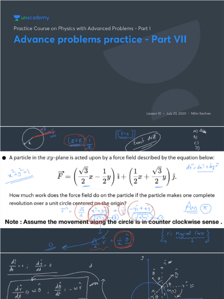 Advance Problems Practice Part VII With Anno | PDF