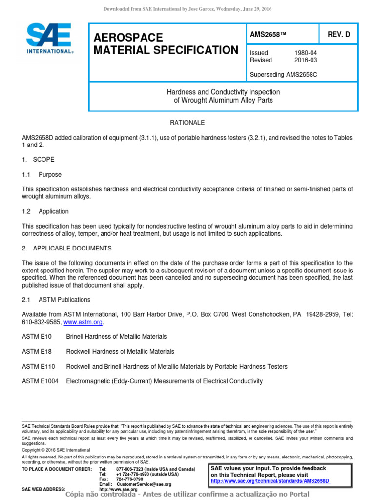Ams 2658 | PDF | Heat Treating | Specification (Technical Standard)