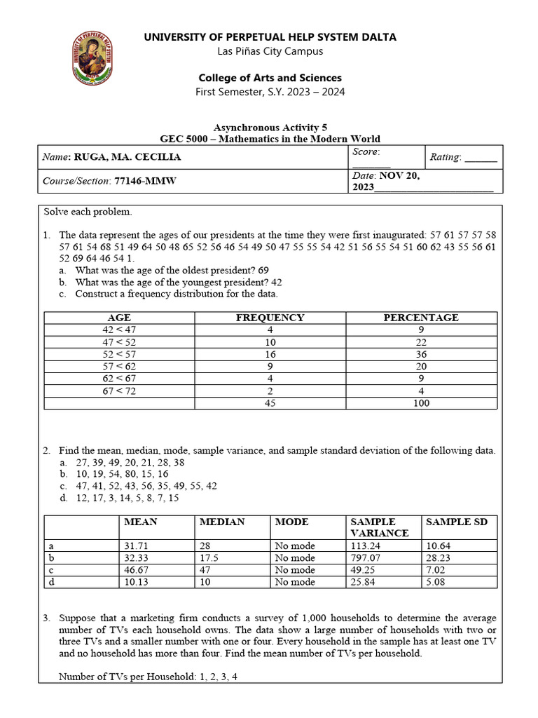 RUGA - Ma. Cecilia - AA5 | PDF