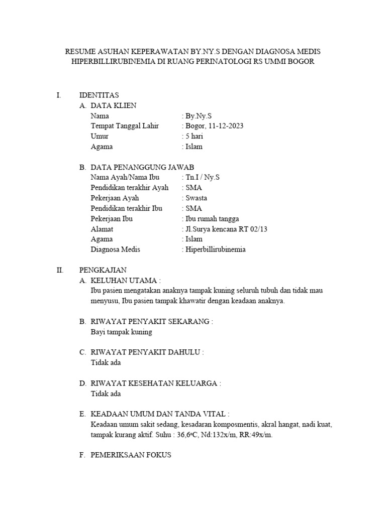 Resume Askep Perina | PDF