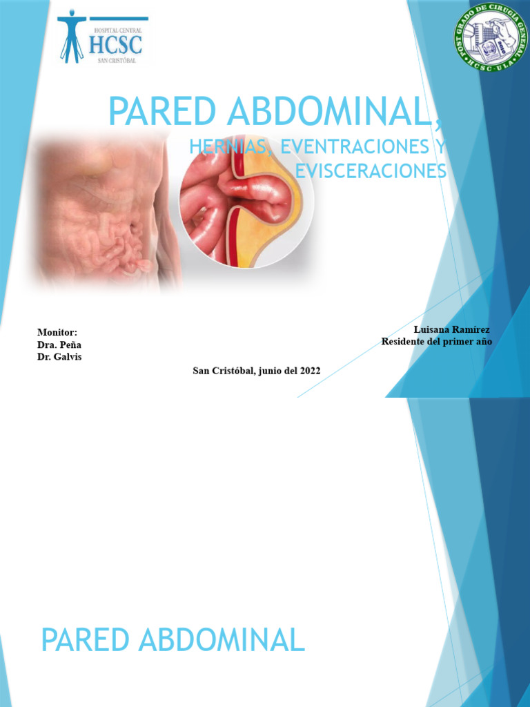 4 hernias evisceracion y eventracion | PDF | Cirugía | Abdomen