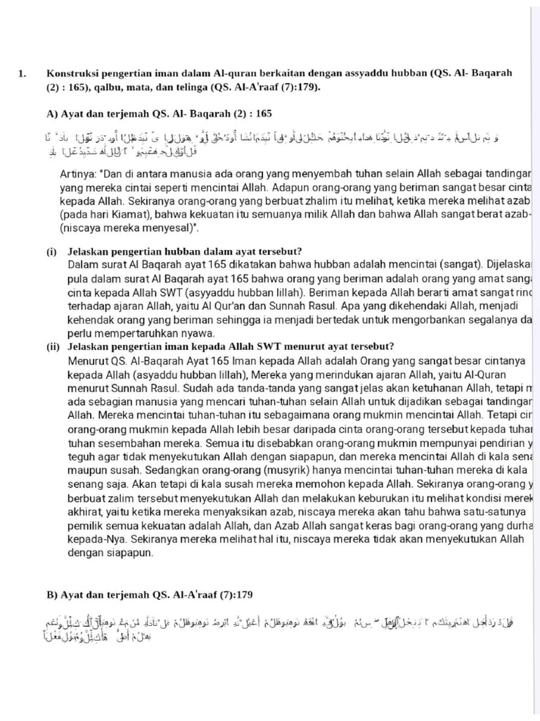 Tugas 1 Agama Islam | PDF