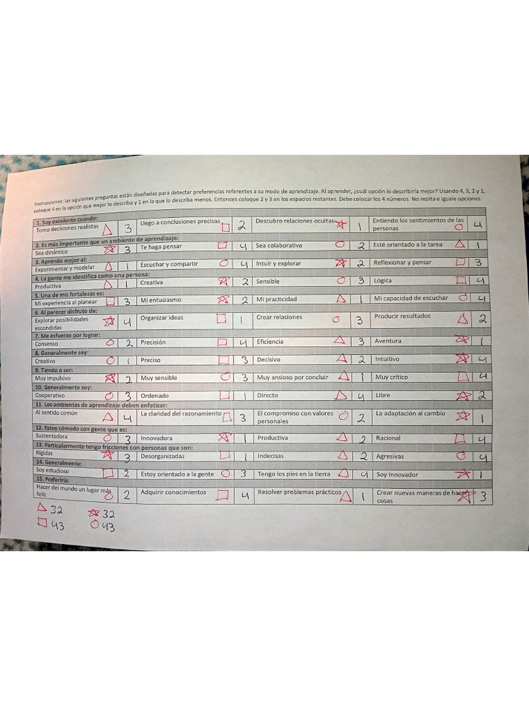 Test 4mat - García Estrada | PDF