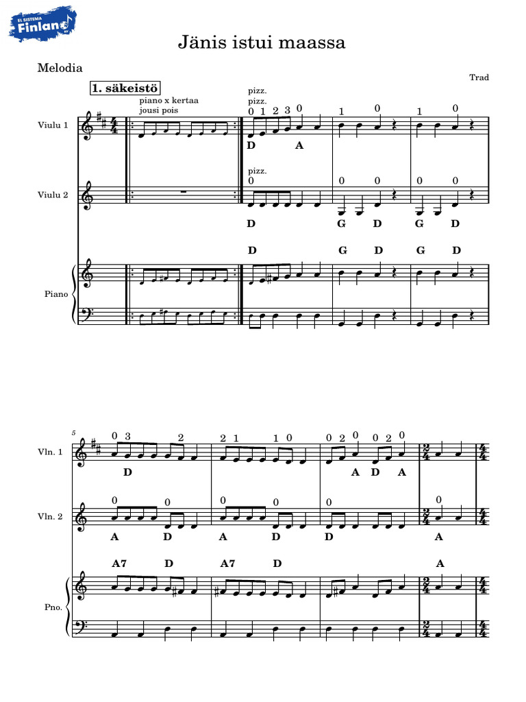 Jänis Istui Maassa | PDF