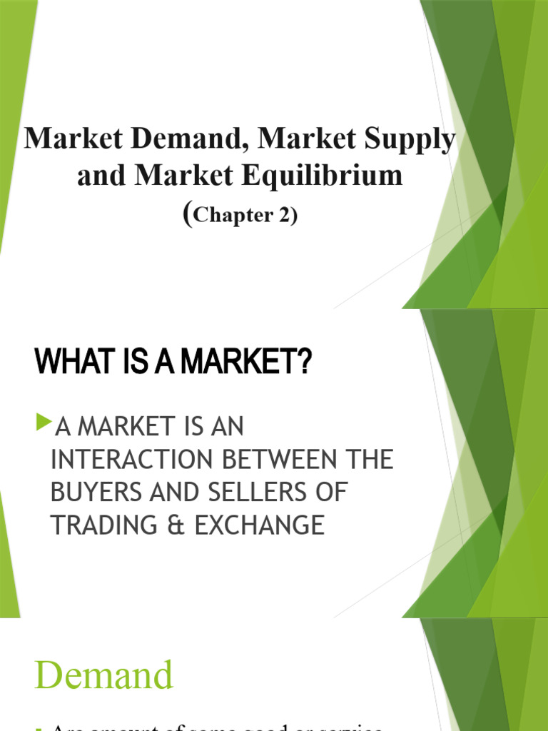 1.7 Market Demand Market Supply and Market Equilibrium | Download Free ...