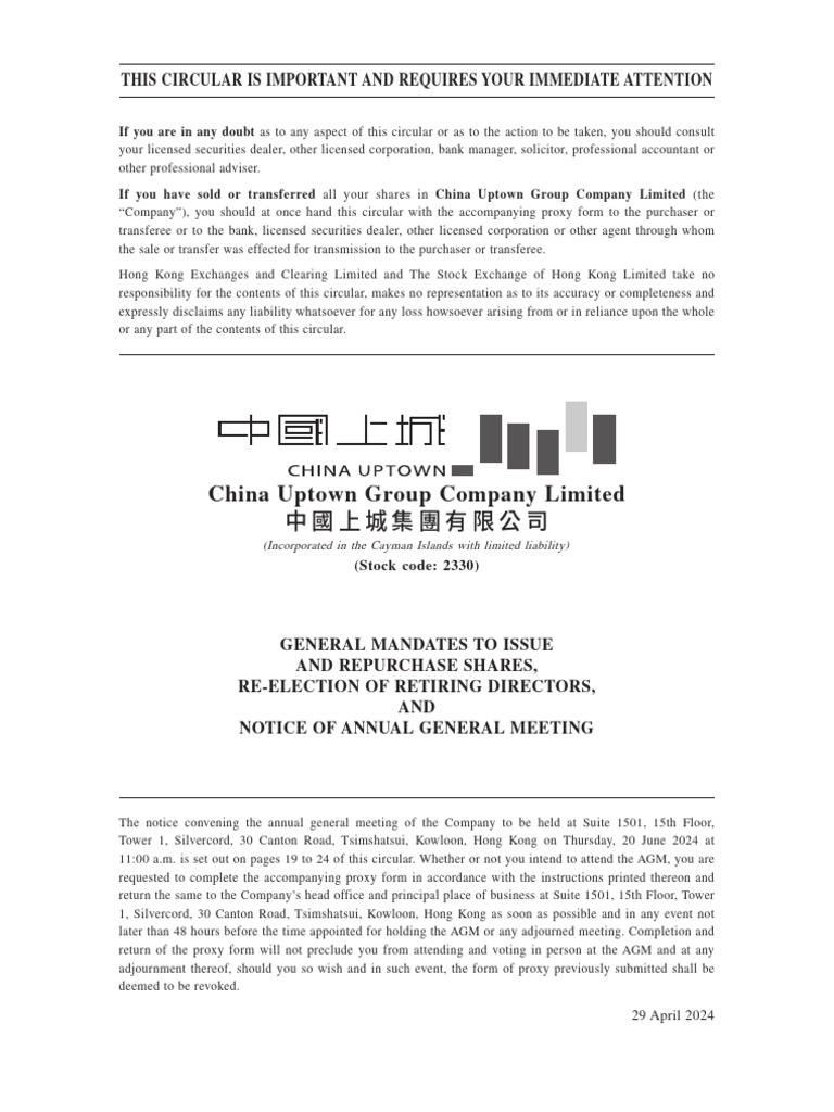 Placing of New Shares Under General Mandate | PDF | Share Repurchase ...