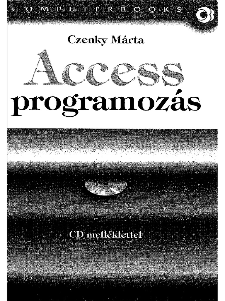 Czenky Marta - Access Programozas | PDF
