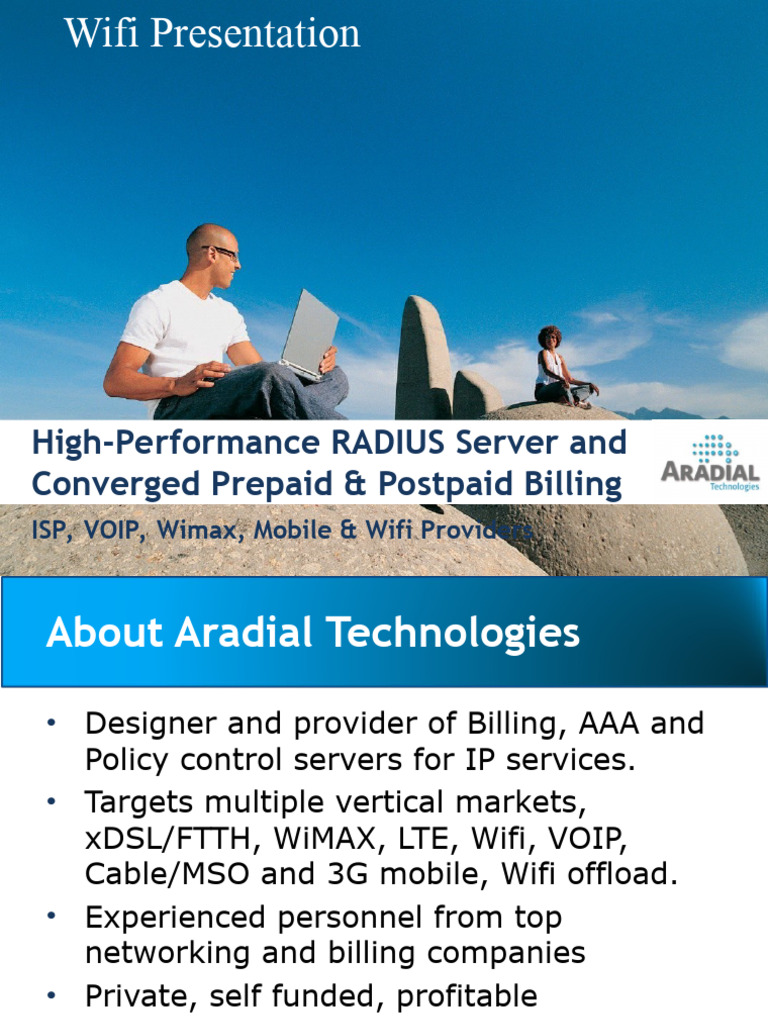 Aradial RADIUS & Billing Solutions | PDF | Radius | Prepaid Mobile Phone