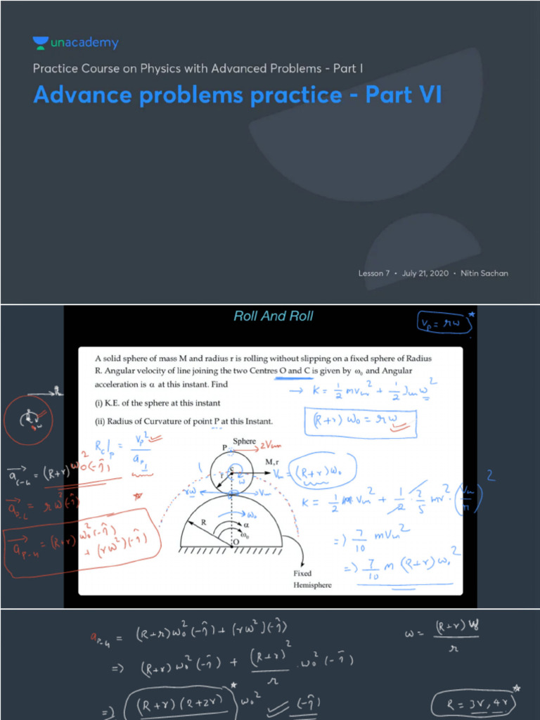 Advance Problems Practice Part VI With Anno | PDF