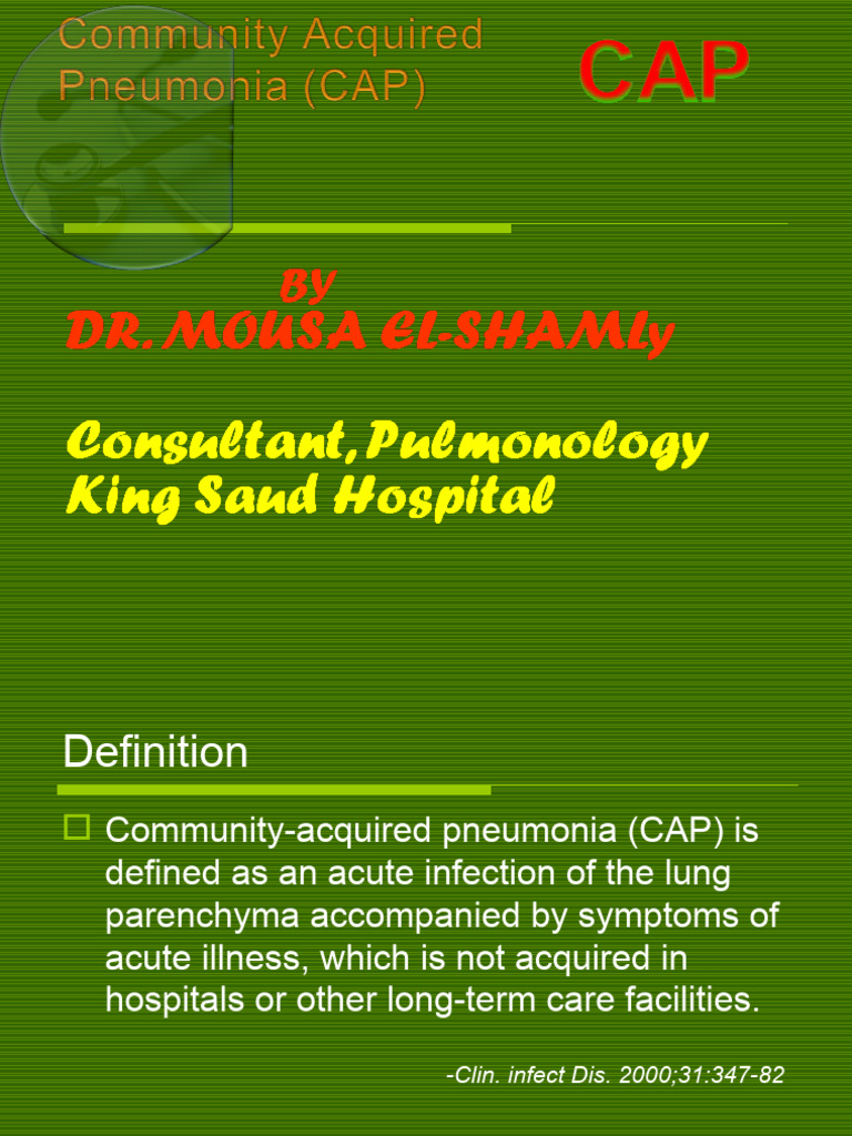 Cap Mousa | PDF | Pneumonia | Medicine
