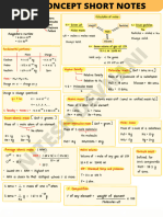 Class 11 Chemistry Formula Sheet. | PDF