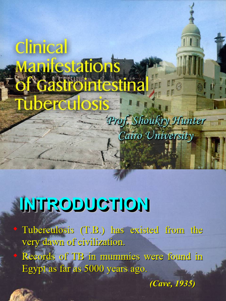 GI Tuberculosis - Shokry Hunter | PDF | Gastrointestinal Tract ...