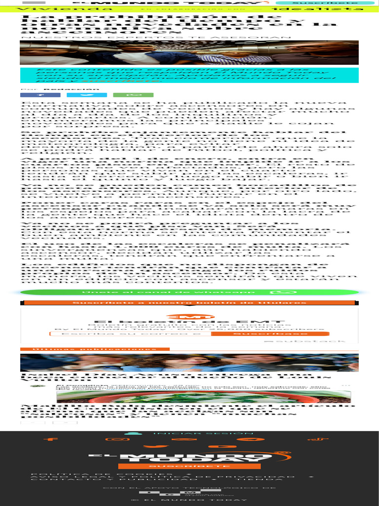 La Prohibición de Hablar Del Tiempo y Otras Novedades en La Normativa Sobre Ascensores El Mundo ...