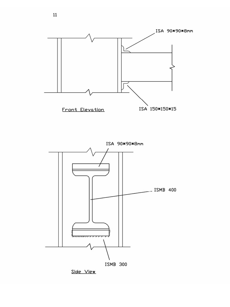 Column To Beam by Weld | PDF