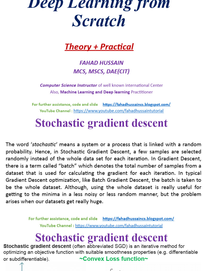 Stochastic Gradient Descent Explained | PDF