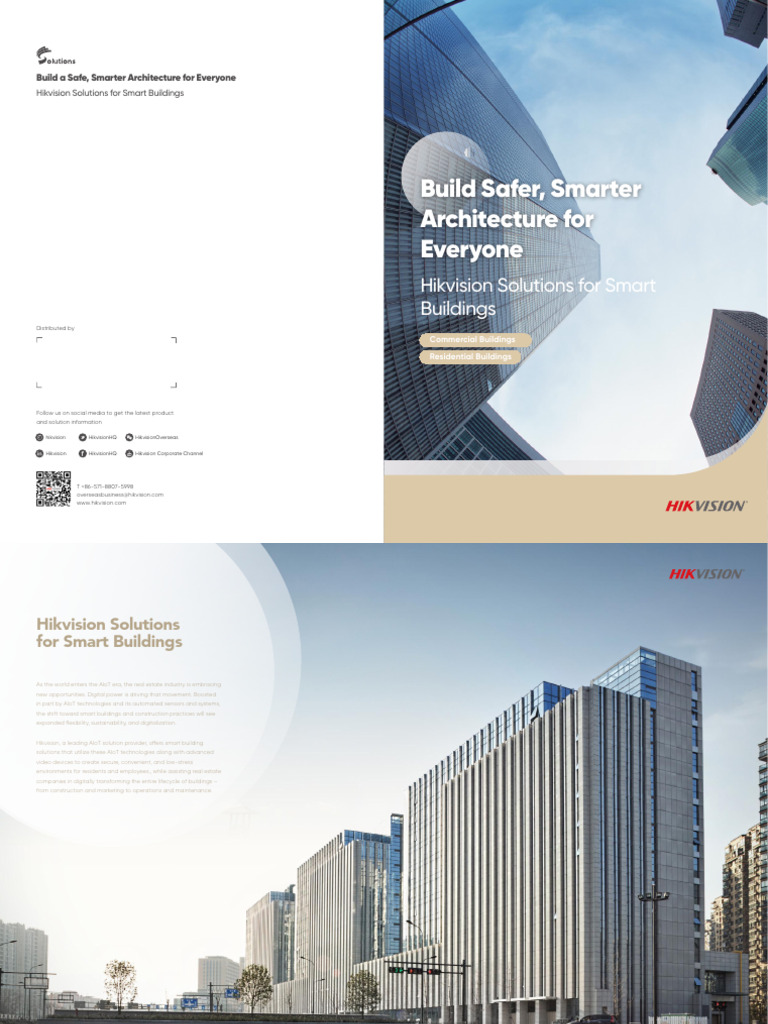Hikvision Smart Building Solutions Guide | PDF | Building Automation ...