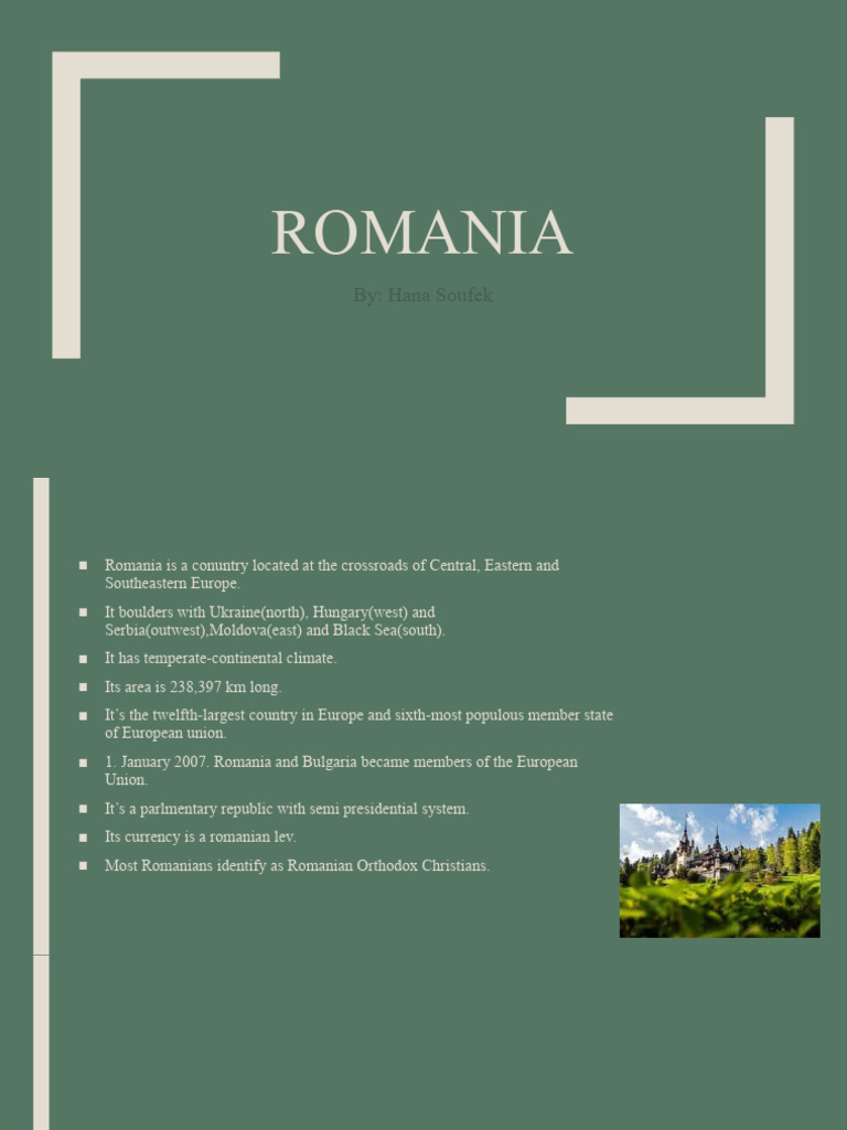 ROMANIA | PDF | Romania