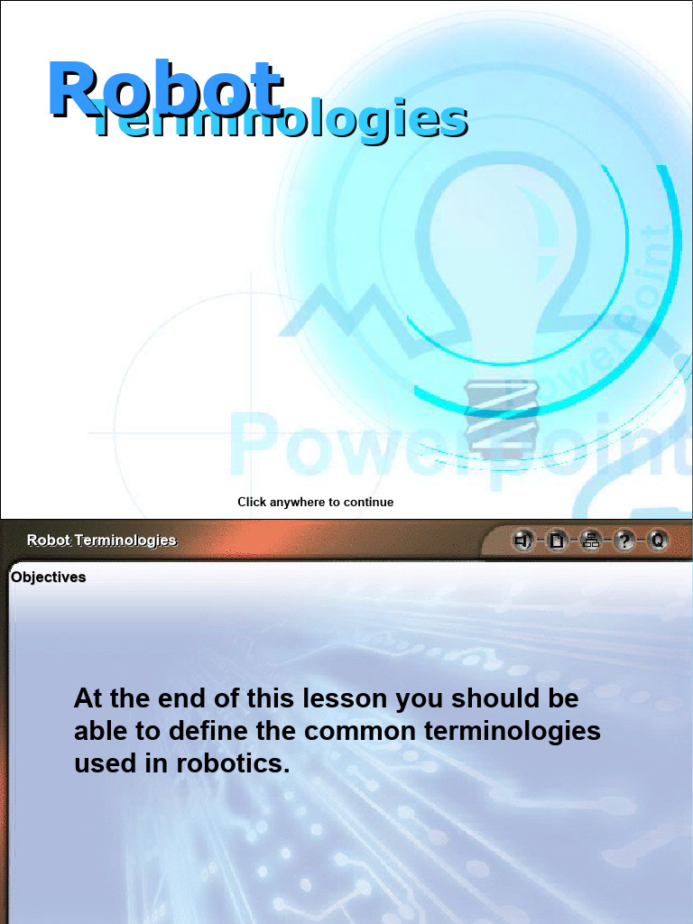 Unit 6 1 1 Robot Terms | PDF | Robotics | Mechanical Engineering