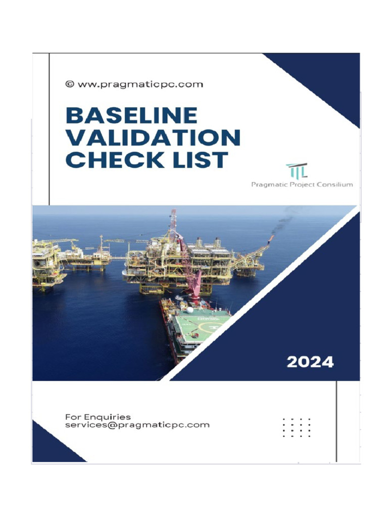 Baseline Validation Check List 1714647021 | PDF