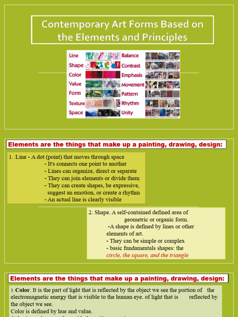 LESSON 6 | PDF | Composition (Visual Arts) | Shape