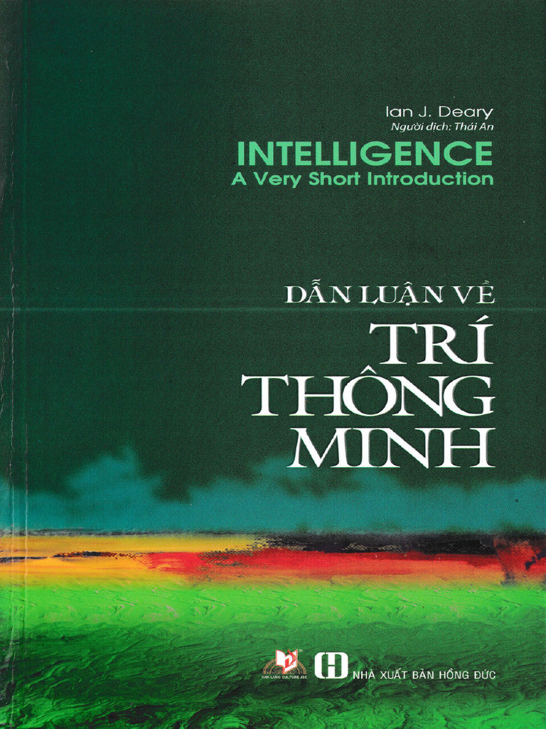 Dẫn Luận Về Trí Thông Minh - Ian J. Deary & Thái An (Dịch) | PDF