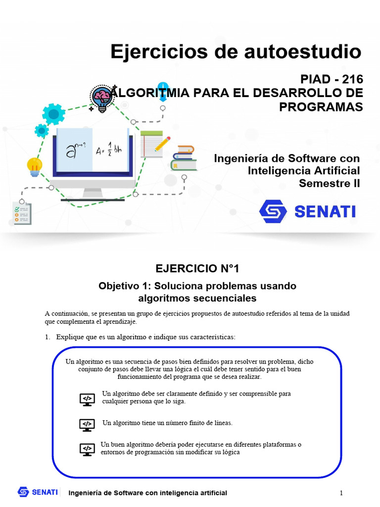 Piad-216 Ejercicio T001 | PDF | Algoritmos | Ingeniería Informática