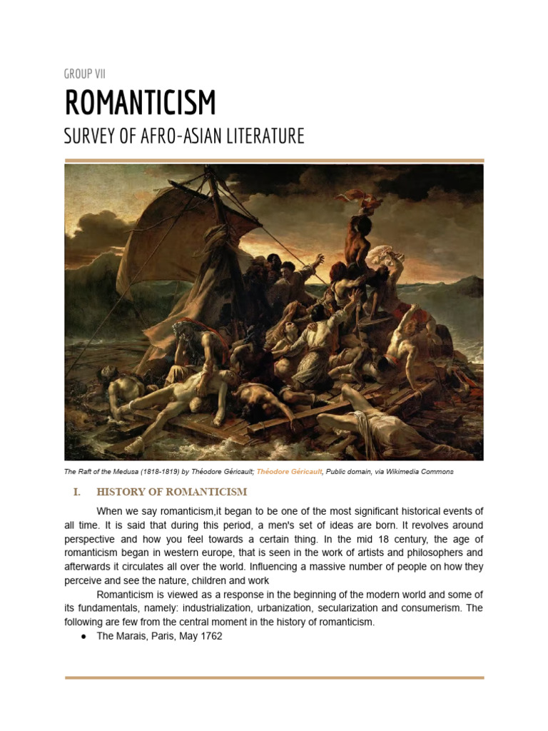 El115 Romanticism Group-7 | PDF | Romanticism