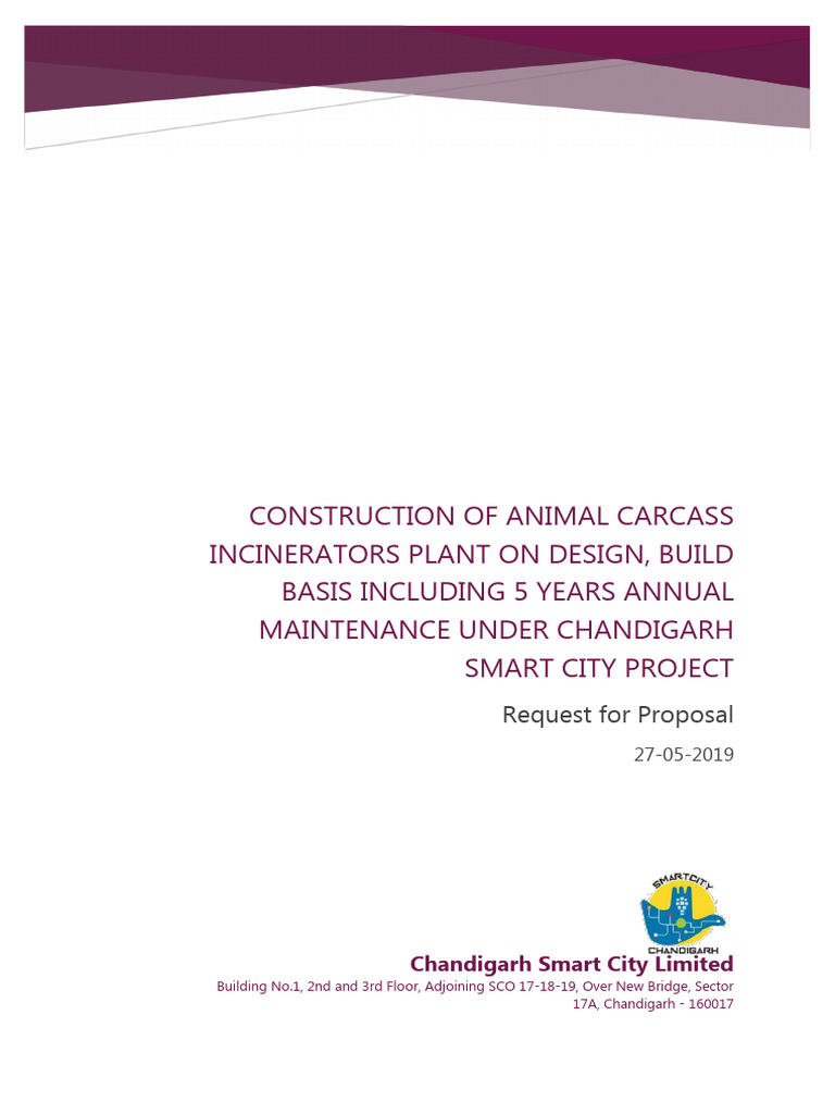 Construction of Animal Carcass Incinerators Plant On Design, Build ...