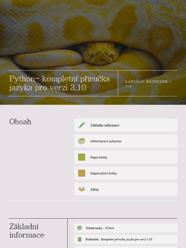 Kniha Prezentace | PDF