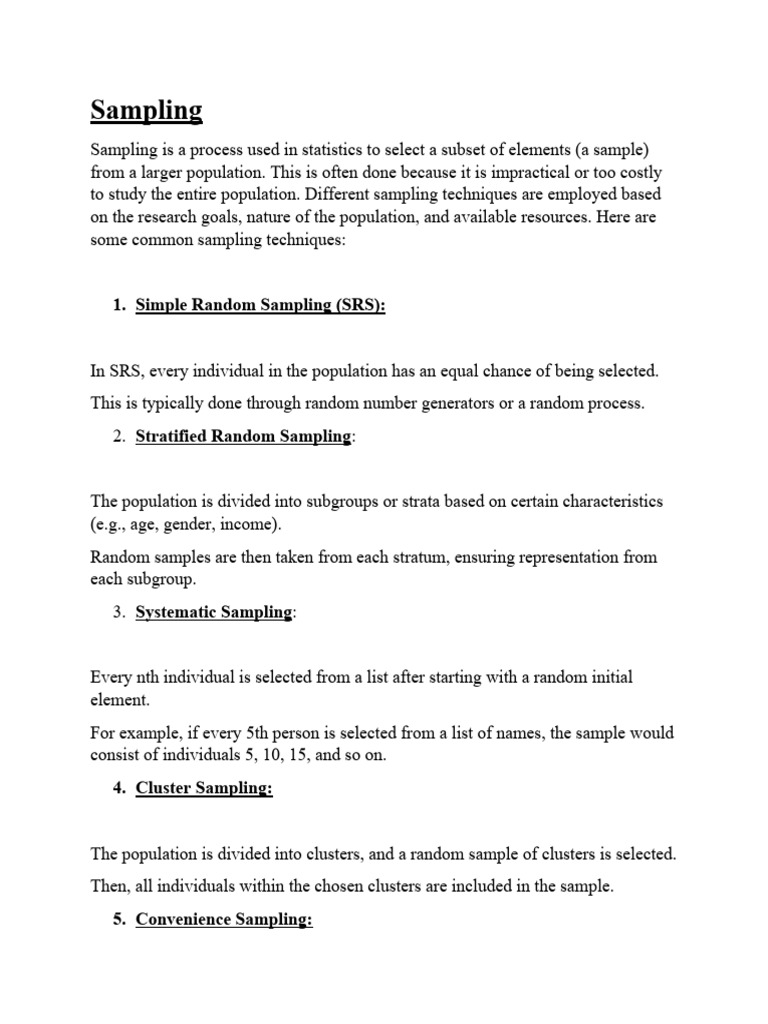 Assignment Statistic | PDF | Sampling (Statistics) | Stratified Sampling