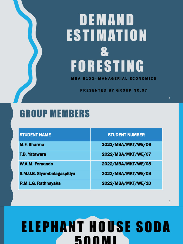 Econ Assignment Demand & Estimation | PDF | Demand | Forecasting