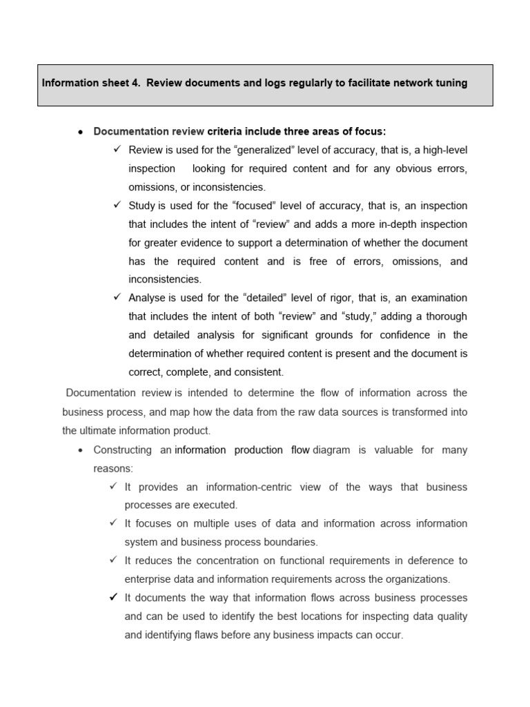 Review Document | PDF | Information | Business Process