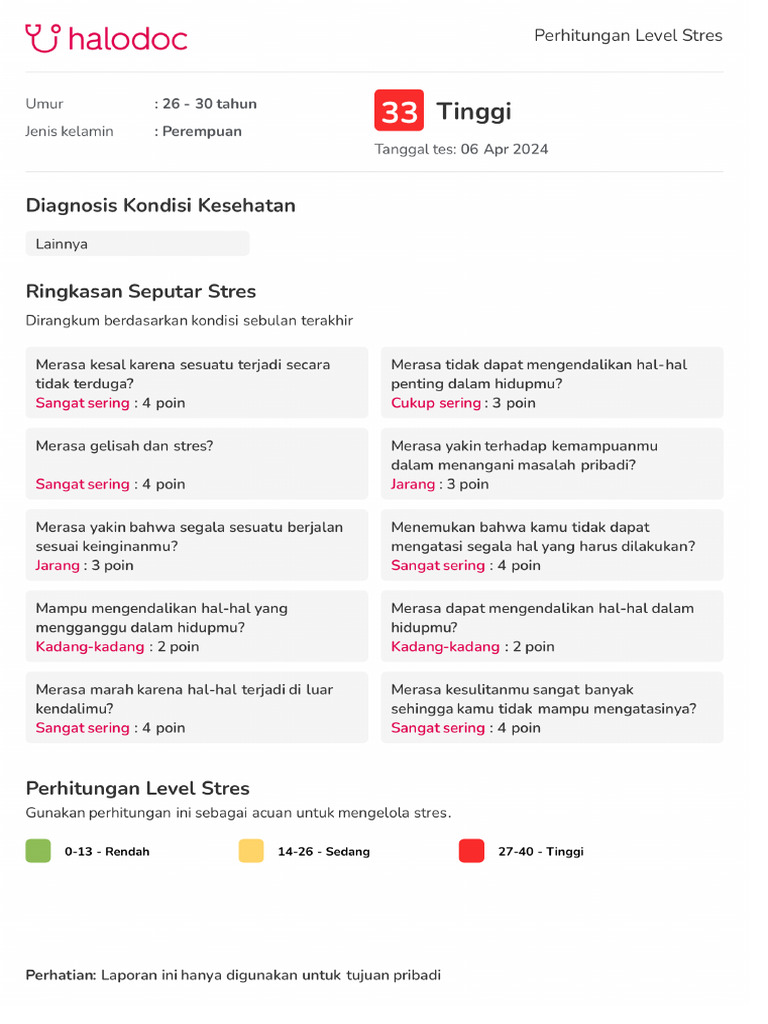 Stress Checker 6-04-24 | PDF