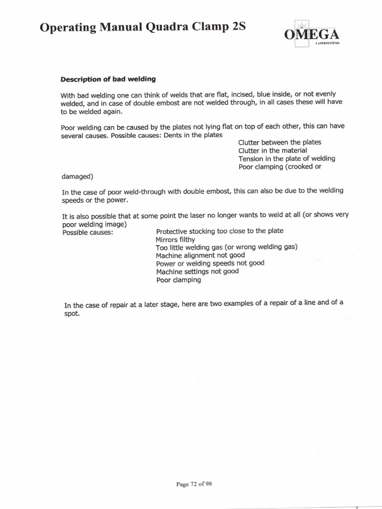 Operating Manual Quadra Clamp | PDF