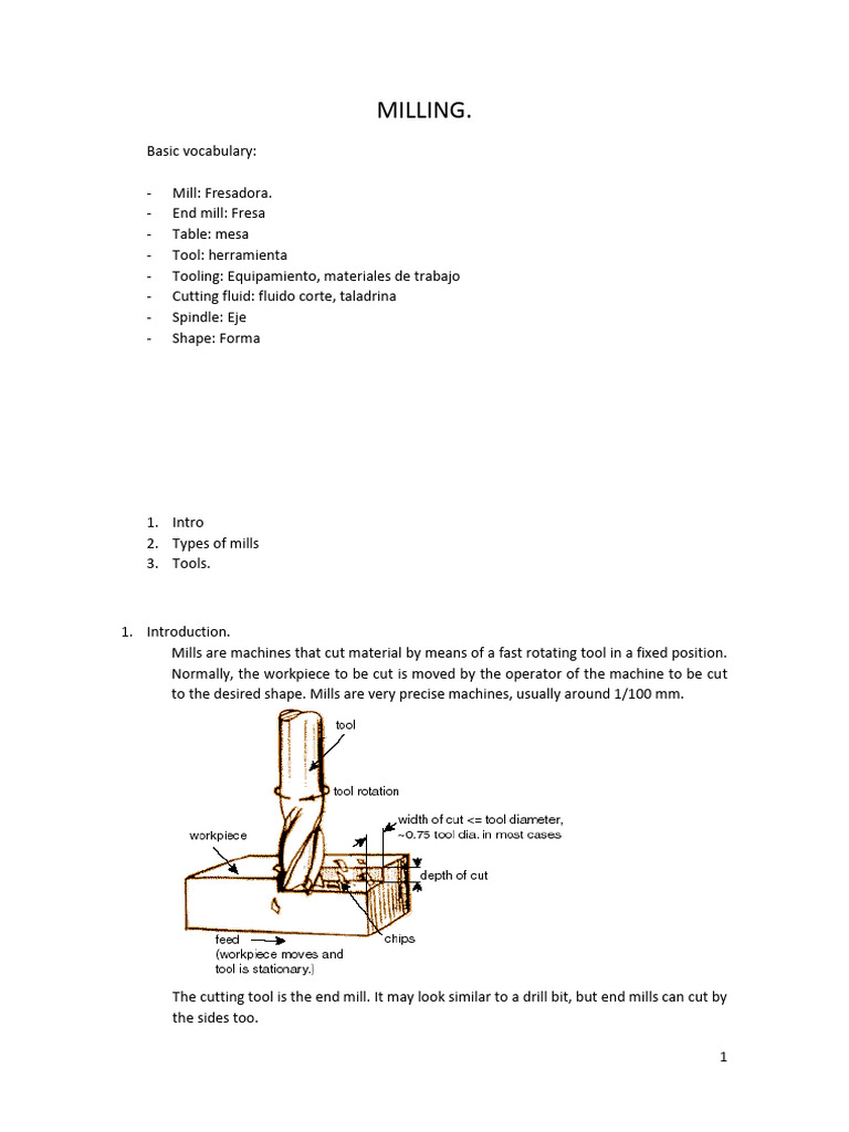7 Mill Machining | PDF | Numerical Control | Secondary Sector Of The Economy
