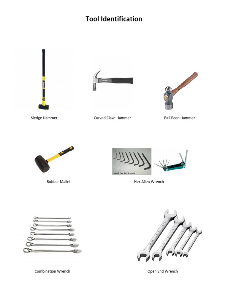 Tool ID Study Guide-1-16-19 | PDF | Screw | Metalworking