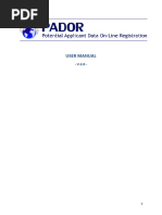 PADOR Registration FAQs Guide | PDF | Password | User (Computing)
