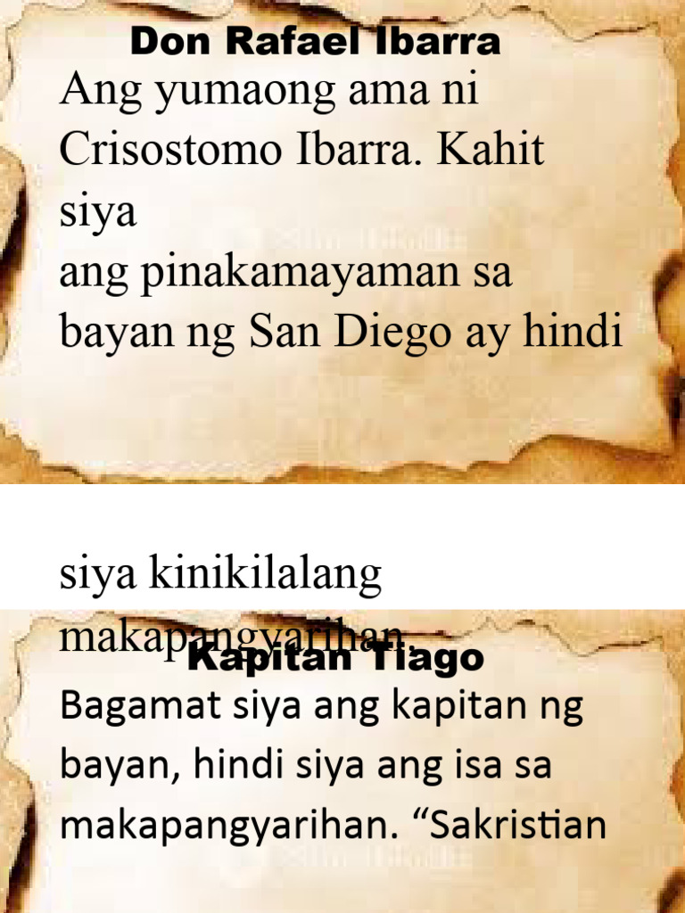 Ang Yumaong Ama Ni Crisostomo Ibarra | PDF Ang Yumaong Ama Ni Crisostomo Ibarra | PDF
