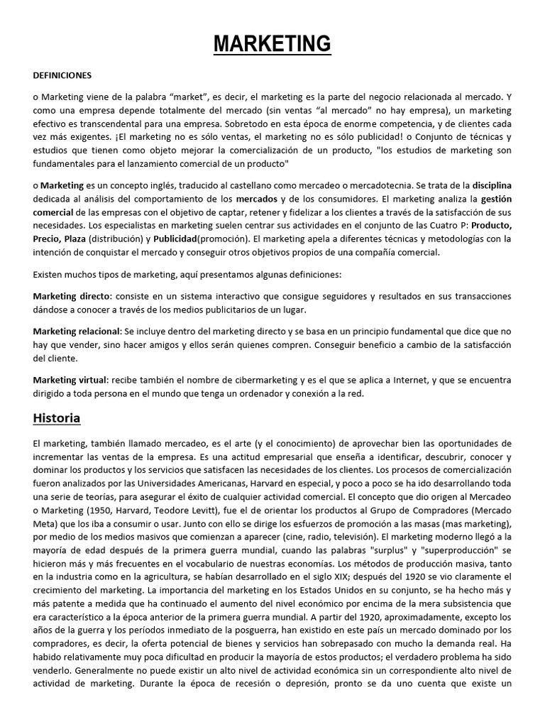 Unidad Marketing | PDF | Marketing | Producto (Negocio)